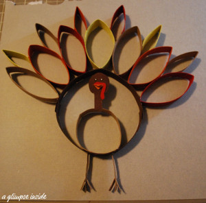 Cardboard Tube Turkey | AllFreeHolidayCrafts.com