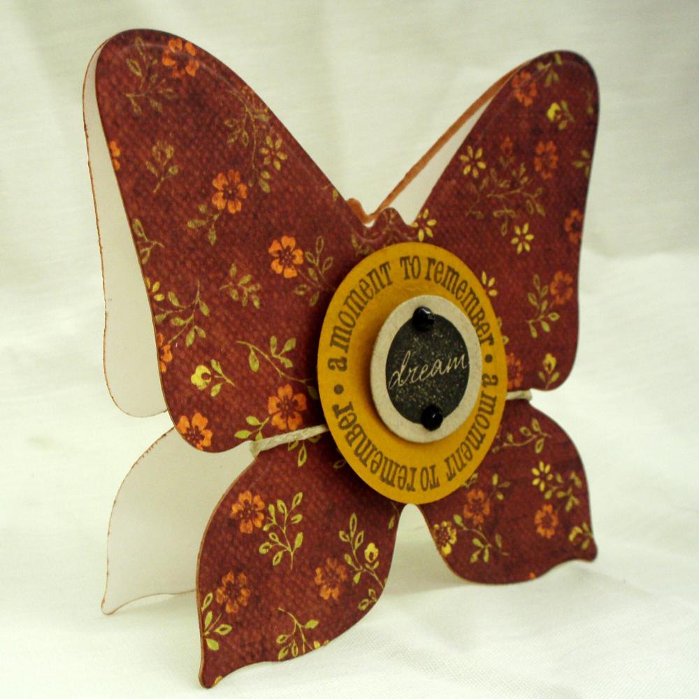 Butterfly Shaped Greeting Card | FaveCrafts.com